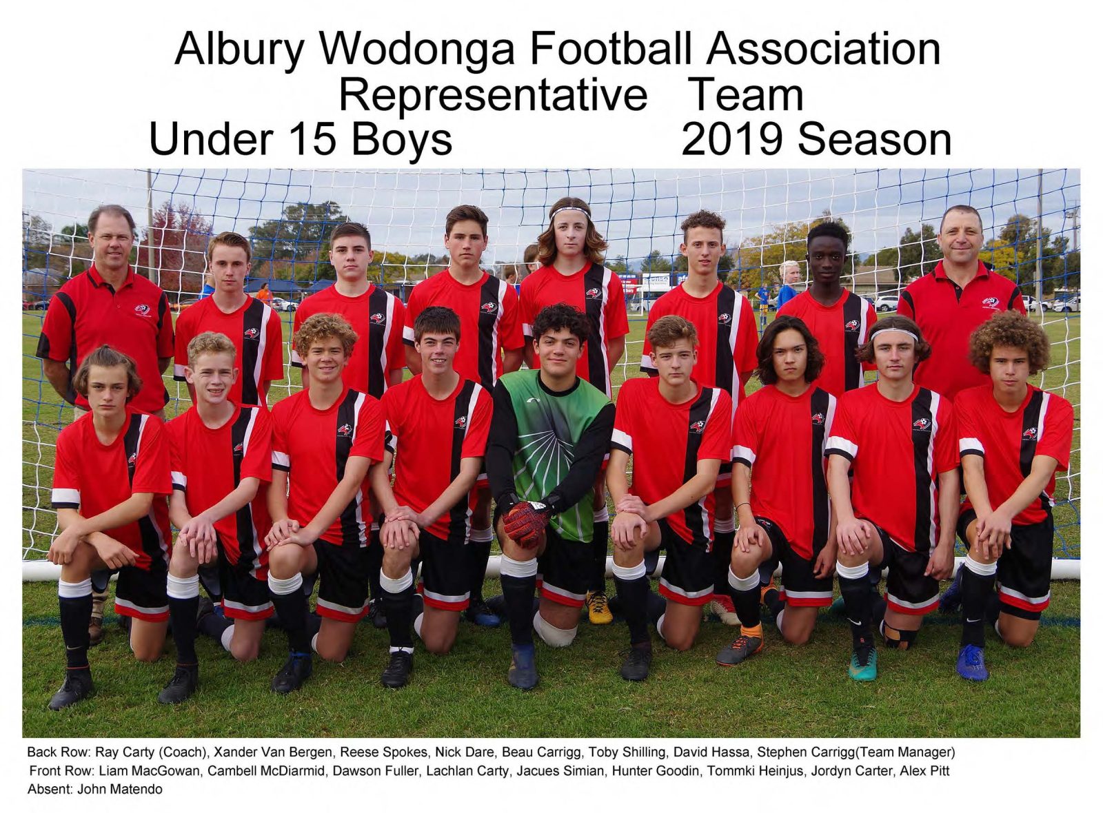 2019 Representative Teams – Albury Wodonga Football Association (AWFA)
